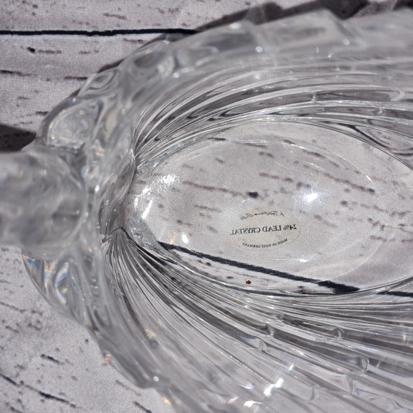 A Tellflora Gift | Other | Vintage Teleflora Gift Crystal 24 Lead Swan ...
